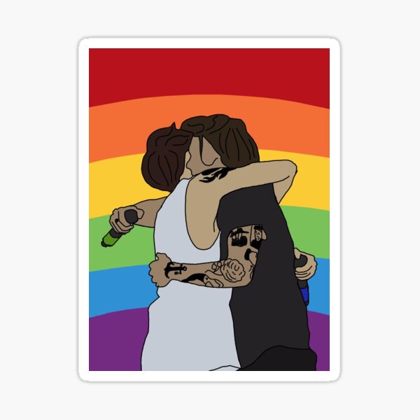 "larry rainbow hug" Sticker for Sale by ohhellyeah | Redbubble