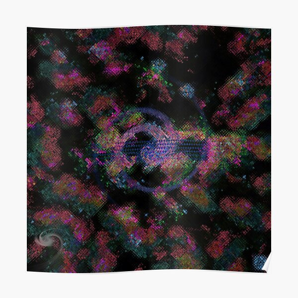 "Trippy Abstract Neonmuster Schwarzlichtplakate - Hypercolour Stars ...