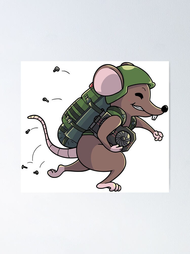 "Escape from Tarkov looting rat" Poster by ItsJustMax | Redbubble