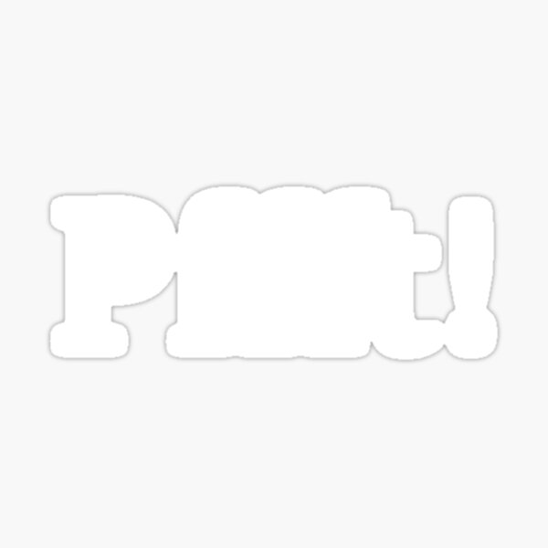 "Pffft Disgusted by People Pfff, #Pfff, Pffft" Sticker for Sale by ...