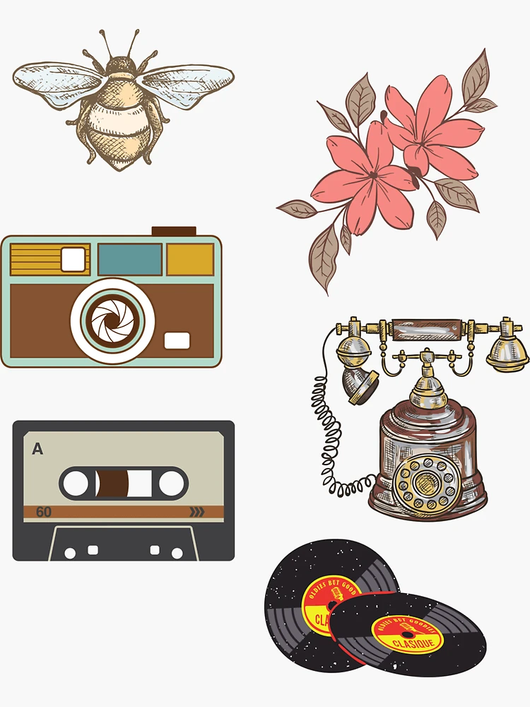 Vintage Stickers Redbubble Hello Book Recommendations Bookish Vinyl