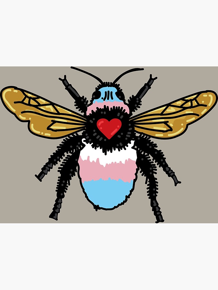 "Pride Bee! Transgender" Poster for Sale by eirbend | Redbubble