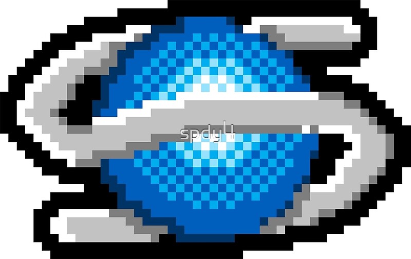 "Pixel Saturn" by spdy4 | Redbubble