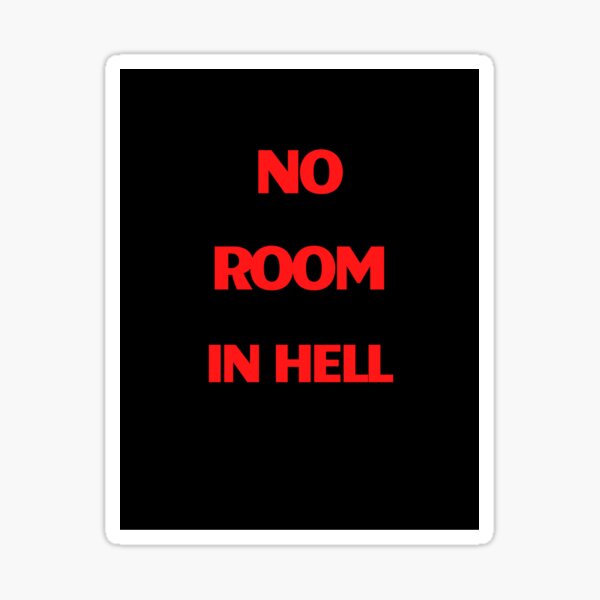 "hell" Sticker by nemesis1000 | Redbubble