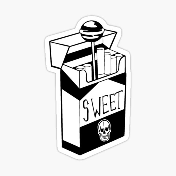 "Bad Habits " Sticker for Sale by stellads | Redbubble