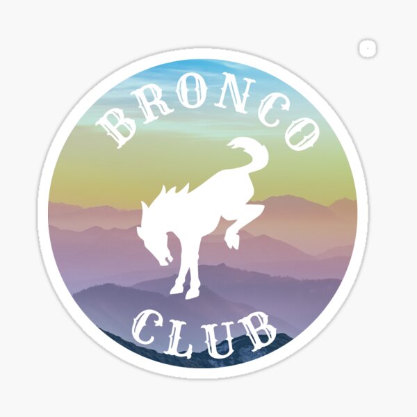 "Ford Bronco Club" Sticker for Sale by frankieee | Redbubble