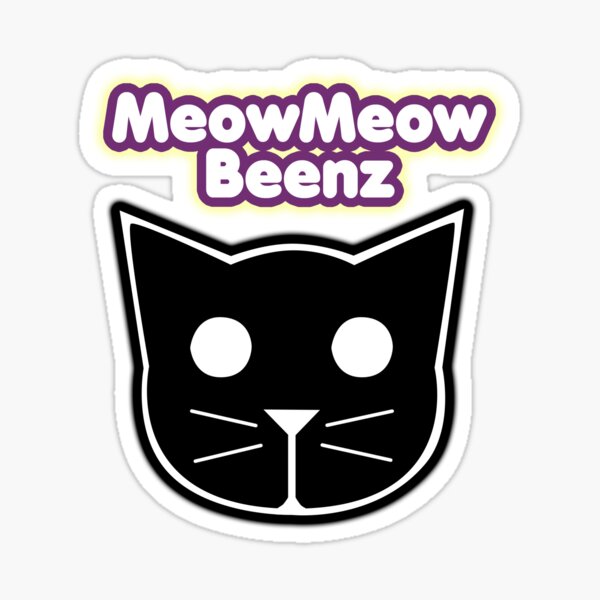"meow" Sticker by ImSecretlyGeeky | Redbubble