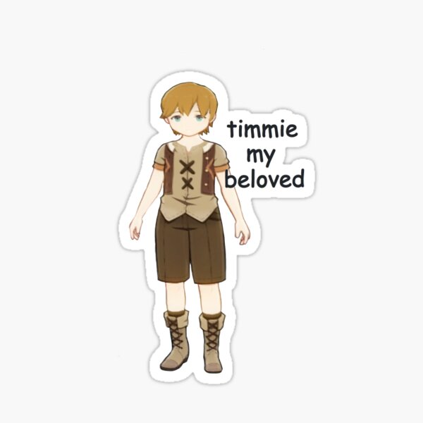 "timmie" Sticker for Sale by casserolestan | Redbubble