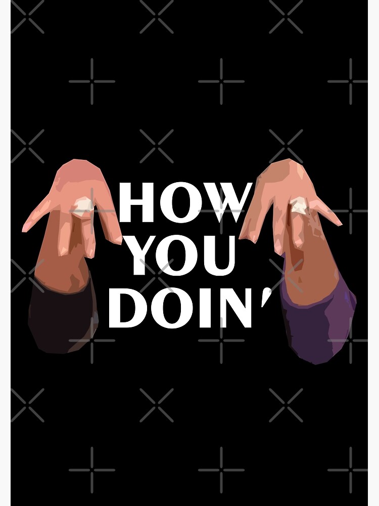 "How You Doin Meme Quirky Wendy Funny Hand Pose" Photographic Print for ...