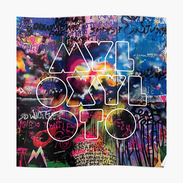 "Album Mylo Xyloto Music" Poster by beedick50 | Redbubble