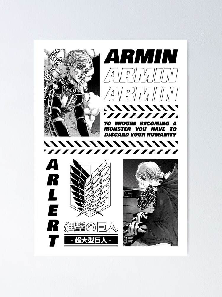 "ARMIN ARLERT" Poster by natyescucha | Redbubble