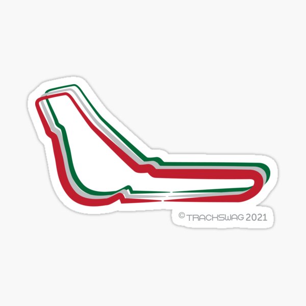 "Iconic Track - Monza" Sticker for Sale by TrackSwag | Redbubble