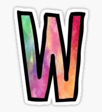 Letter W Stickers | Redbubble