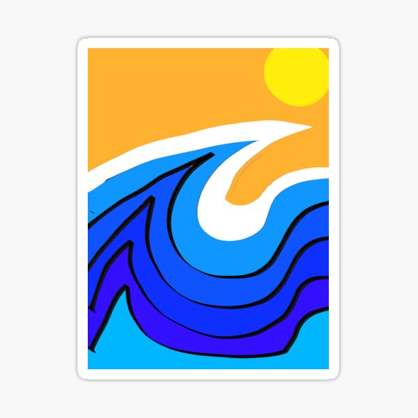 "Summer beach Sandy" Sticker by Suwanditabagus | Redbubble