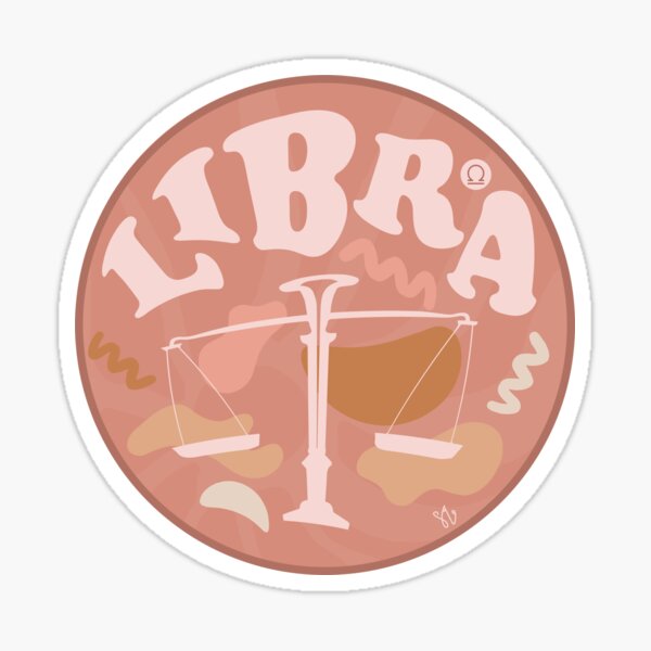 "LIBRA" Sticker for Sale by squishenberry | Redbubble
