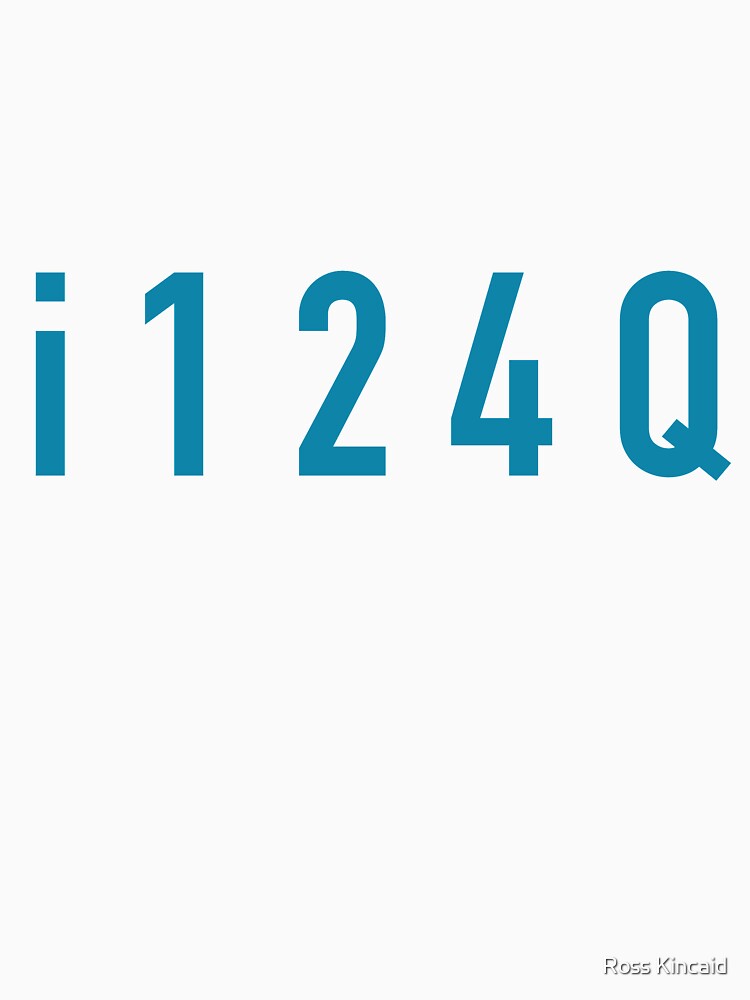 "i124Q" T-shirt by the-flash | Redbubble