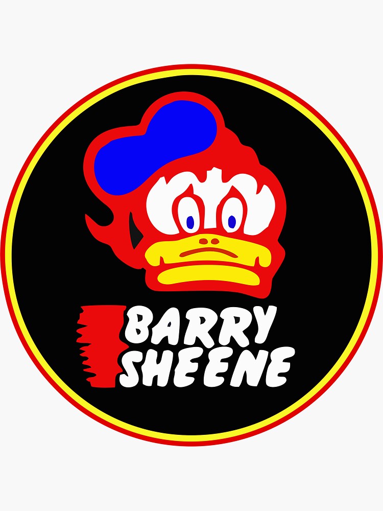 "Excellent Barry Sheen Logo" Sticker by marlill | Redbubble