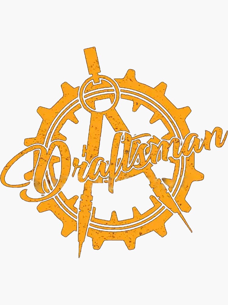 "Draftsman artist architect" Sticker for Sale by DavonteCristDDS ...