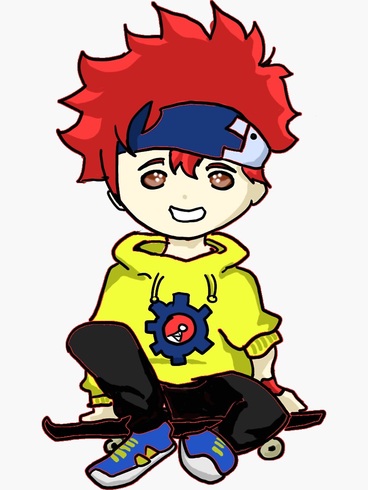 "Reki sticker Sk8 the infinity!" Sticker for Sale by True2Form | Redbubble