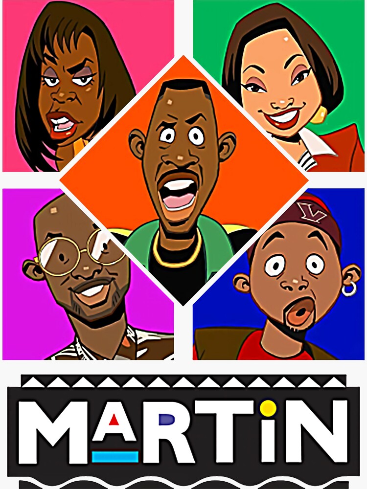 "This is Martin show tv T-Shirt" Sticker for Sale by conann2811 | Redbubble