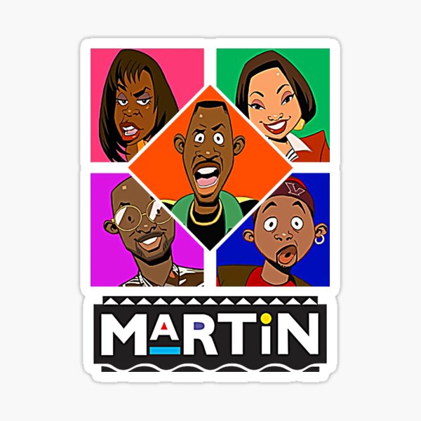 "This is Martin show tv T-Shirt" Sticker for Sale by conann2811 | Redbubble