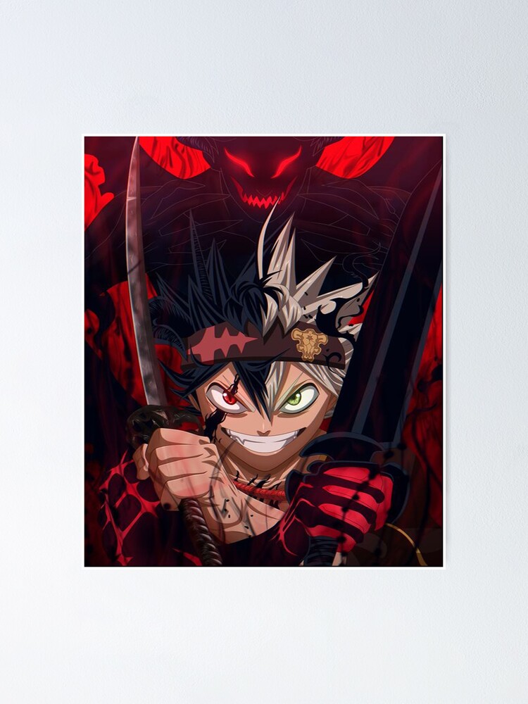 "black clover asta" Poster by G-soufiane | Redbubble