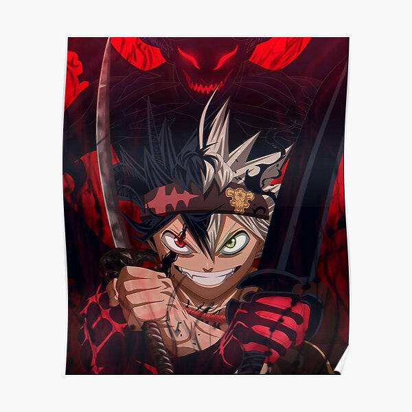 "black clover asta" Poster by G-soufiane | Redbubble
