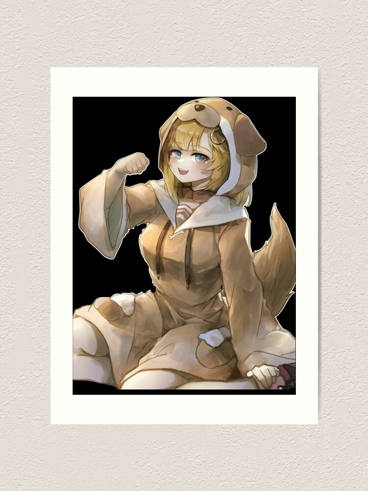 "Amelia Watson Bubba cute HoloMyth Mascots Hololive " Art Print by ...