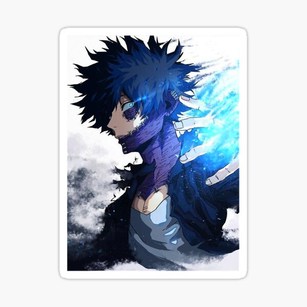 "Academia My Hero Dabi Art" Sticker by adudarkqua | Redbubble