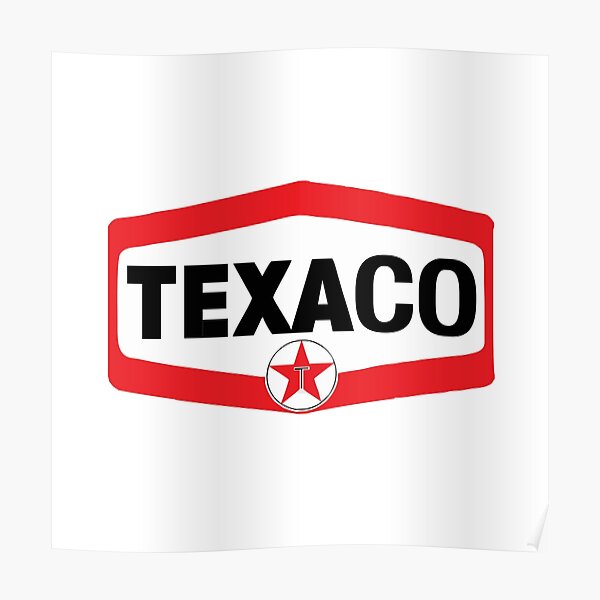 "BEST SELLER - Texaco Merchandise" Poster for Sale by LuanshyaaMoon ...