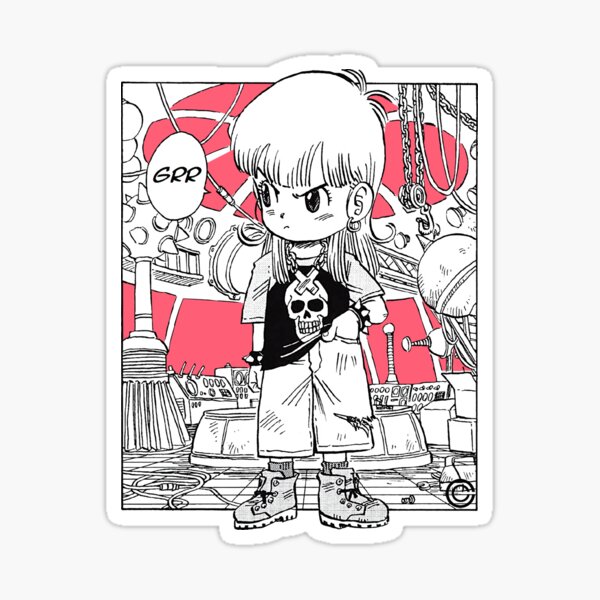 "Dr Slump" Sticker by AnimaXCreations | Redbubble