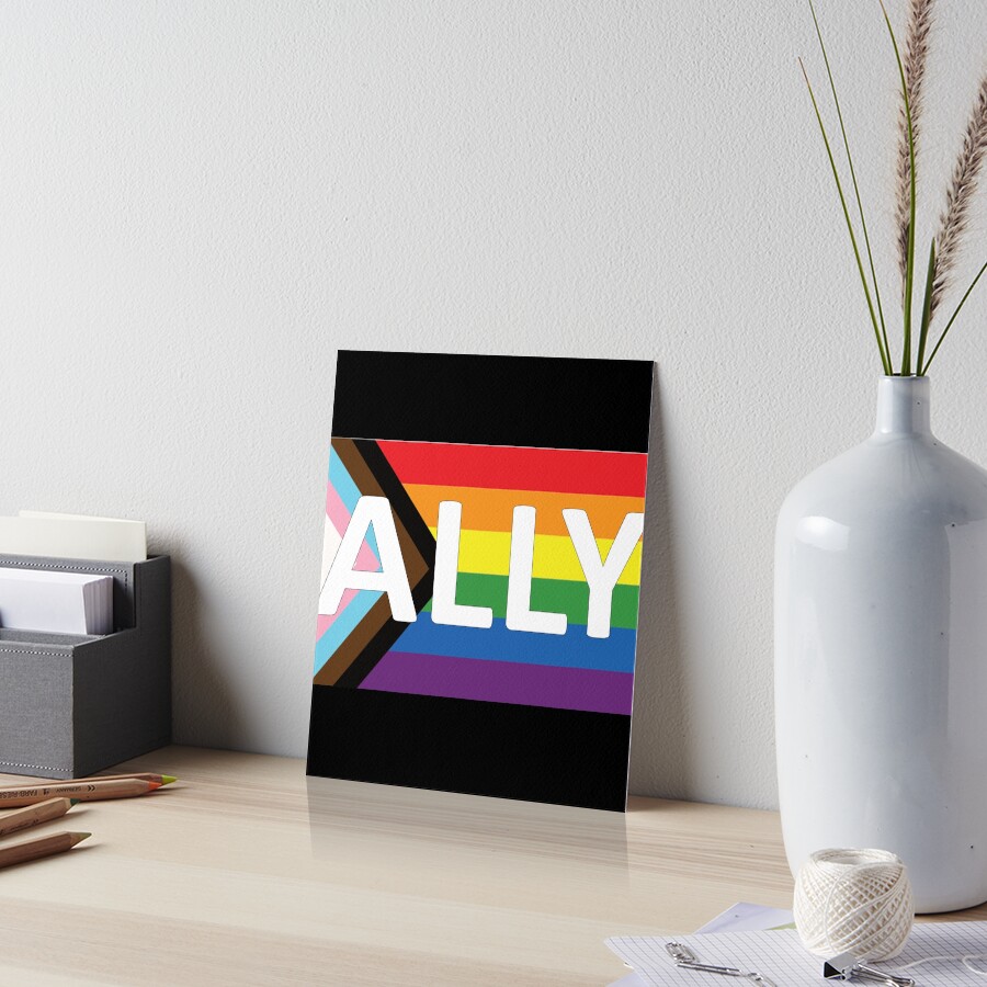 "LGBTQIA New Ally " Art Board Print for Sale by Nfrey78 | Redbubble