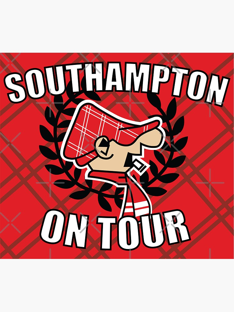 "Southampton On Tour" Sticker for Sale by crossesdesign | Redbubble
