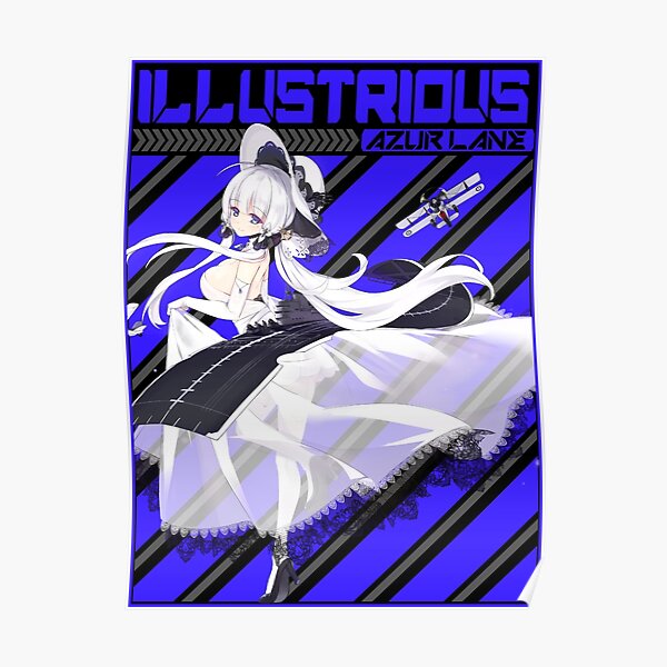 "AZUR LANE ILLUSTRIOUS" Poster for Sale by VotreVPX | Redbubble