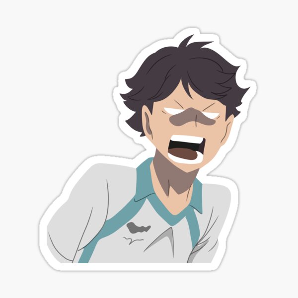 "Tooru Oikawa - Haikyuu" Sticker for Sale by Skeetbix | Redbubble