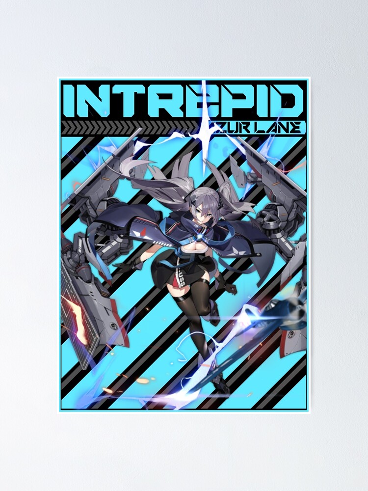 "AZUR LANE INTREPID" Poster for Sale by VotreVPX | Redbubble