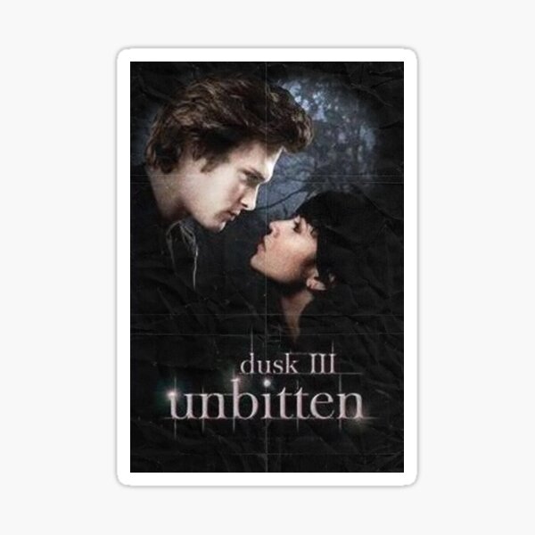 "Dusk III: unbitten Graphic poster sticker" Sticker for Sale by ...