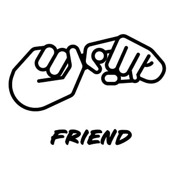 Asl Sign Foe Friends