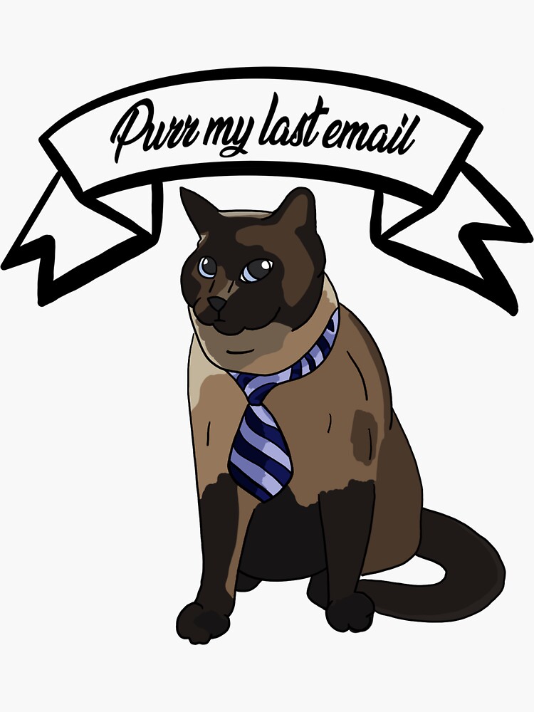 "Per my last email" Sticker for Sale by Alliepom | Redbubble