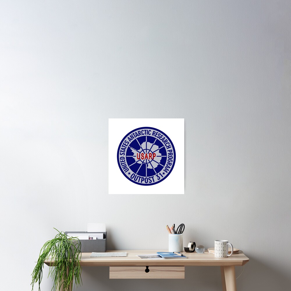 "The Thing Antarctica Outpost 31 Logo Sign" Poster by NerdsLoot | Redbubble