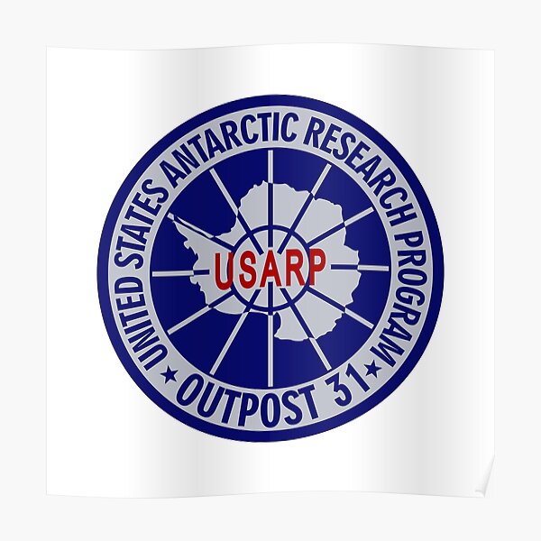 "The Thing Antarctica Outpost 31 Logo Sign" Poster by NerdsLoot | Redbubble