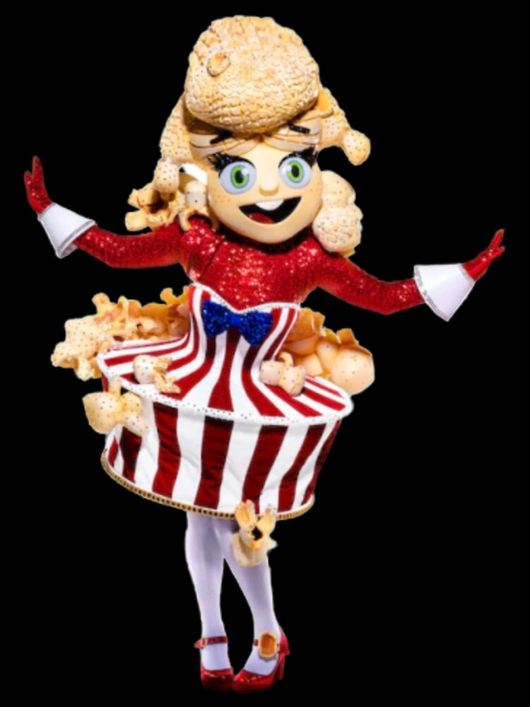 "Masked Singer US Season 4 Costume Popcorn" Poster by LueDeckow | Redbubble