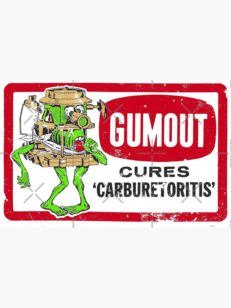 "Gumout" Poster for Sale by Retrorockit | Redbubble
