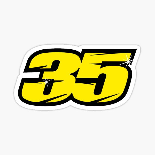 "motogp 35" Sticker for Sale by tawurkulino | Redbubble