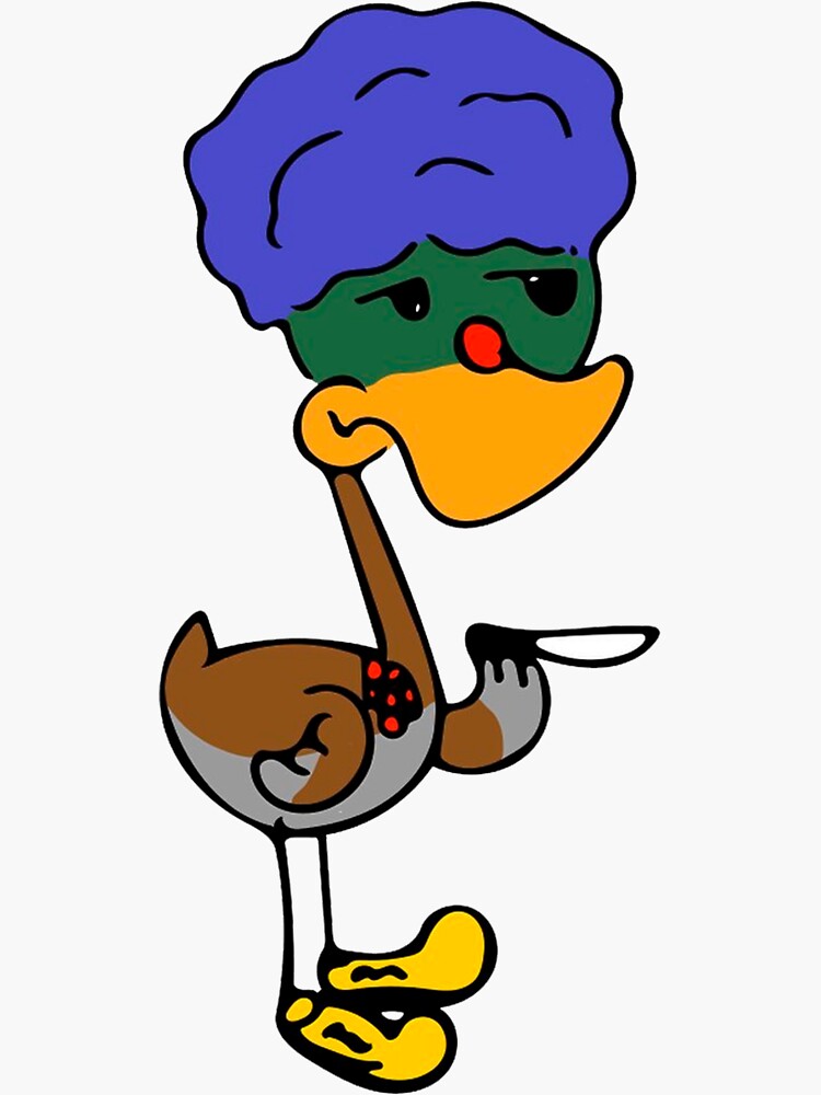 "Grand Duck" Sticker by 6DuckArt | Redbubble