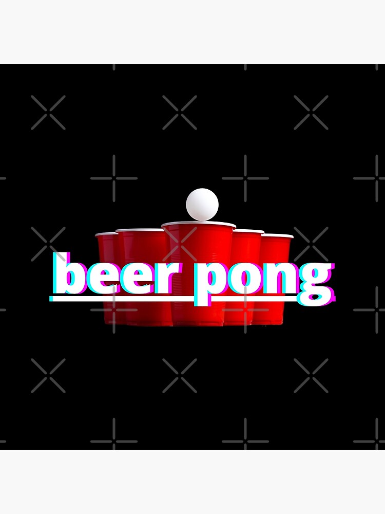 "Beer Pong Drinking Game College Drunk Humor Alcohol Party Ping Pong ...