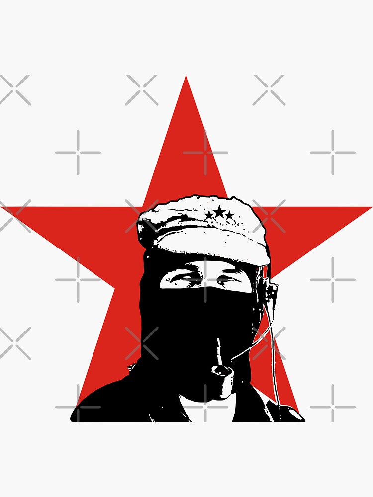 "Subcomandante Marcos" Sticker by SlametKopling | Redbubble