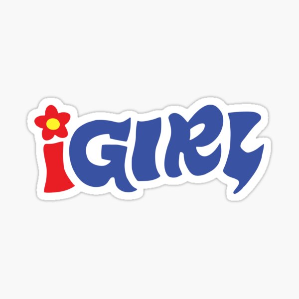 "Igirl Logo" Sticker for Sale by merosen75 | Redbubble