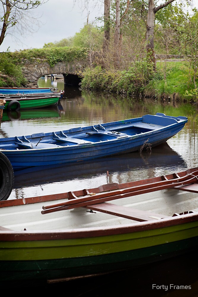 "Colorful Row Boats" by D Studios Photography | Redbubble