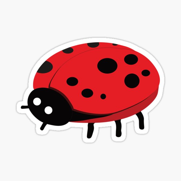 "Ladybug" Sticker for Sale by JUST04Designs | Redbubble